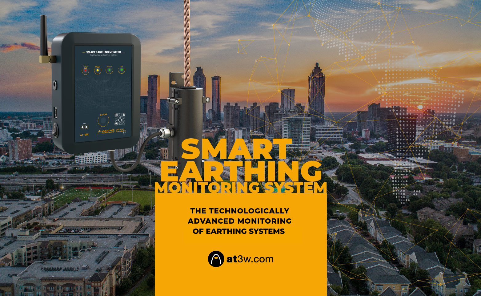 SMART EARTHING MONITORING SYSTEM, monitoring of grounding systems - AT3w