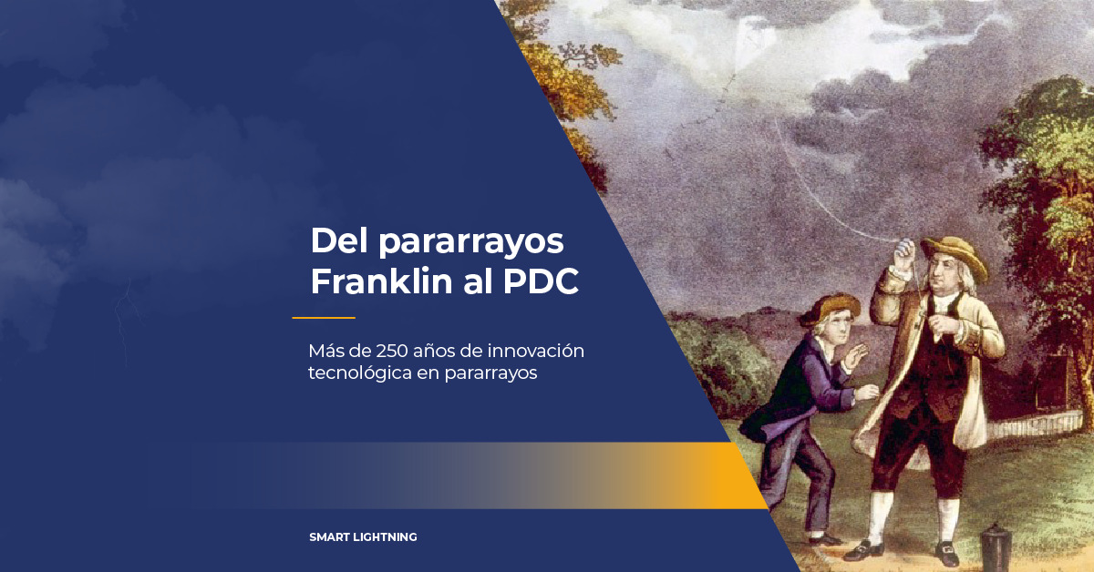 Historia del pararrayos - De Franklin al PDC con IoT - AT3w